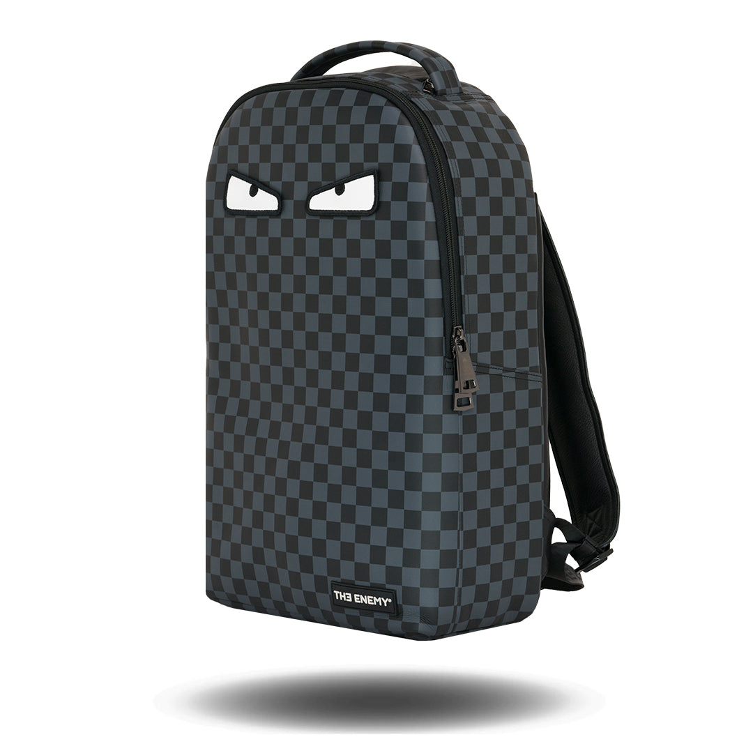 The Enemy Eyes Black/Grey Checkered Backpack – THE ENEMY